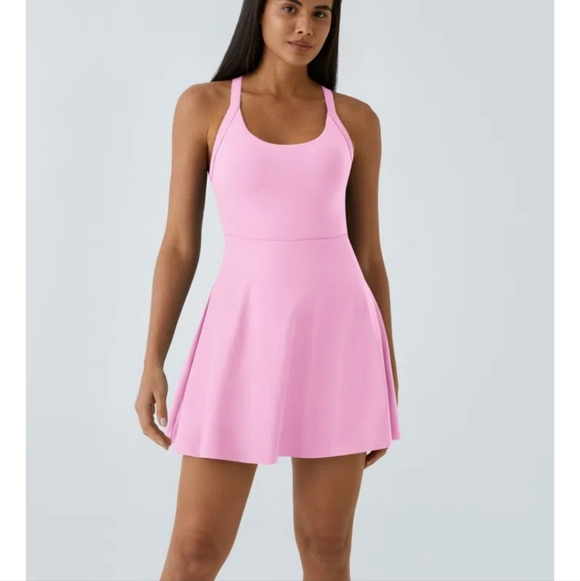 HALARA | Dresses | Halara Light Pink Dress | Poshmark